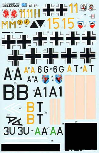 Xtradecal 48087 Battle of Britain Luftwaffe (8 schemes)