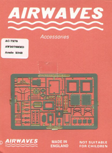 Airwaves C72078 Arado Ar-234 B Blitz (for Dragon and Hobby 2000 kits)
