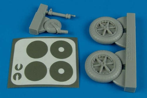 Aires 2138 Bf 109F wheels & masks Trumpeter