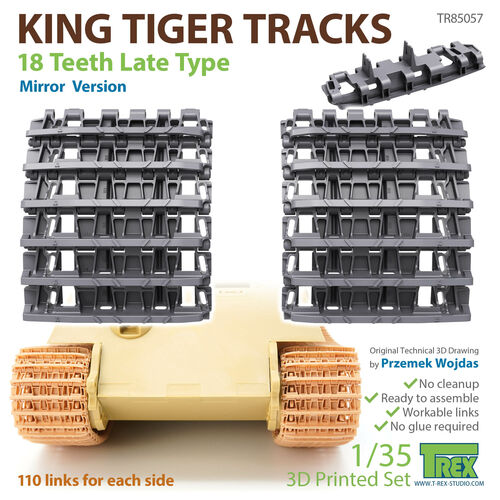 T-Rex Studio 85057 King Tiger Tracks 18 Teeth Late Type Mirror Version