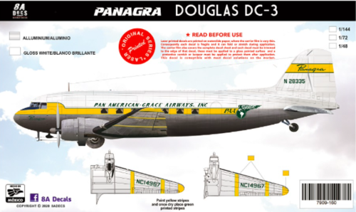 8aDecs 7909-160-144 Douglas DC-3 Panagra