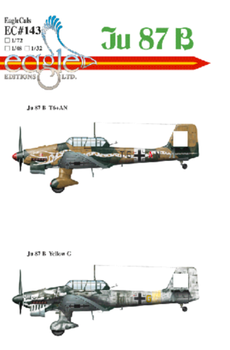 Eagle Editions D143-32 Stukas Ju 87 B