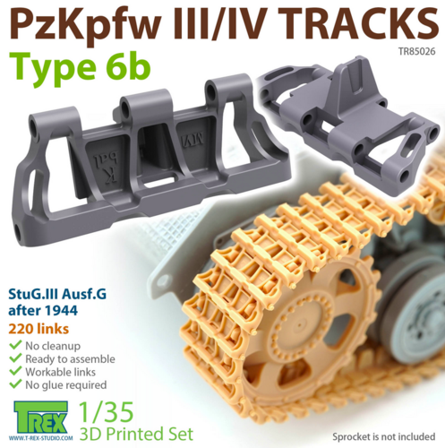 T-Rex Studio 85026 PzKpfw.III/IV Tracks Type 6b