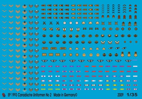 Peddinghaus-Decals 1993 Canadian Uniform Insignia No. 2