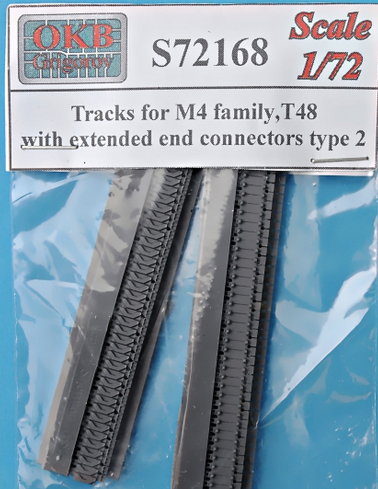 OKB Grigorov S72168 Tracks for M4 family, T48 with extended end connectors type 2