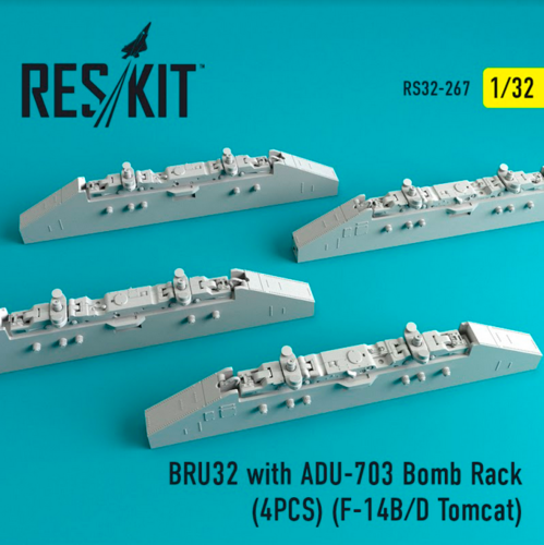 DISCONTINUED RES/KIT 32-0267 BRU32 with ADU-703 Bomb Rack 4PCS F-14B/ D Tomcat