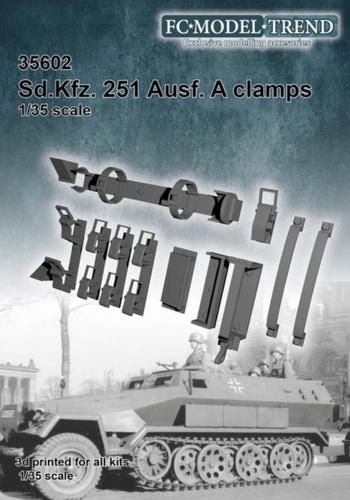 FC ModelTrend 35602 Sd.Kfz. 251 Ausf. A clamps