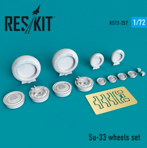 DISCONTINUED RES/KIT 72-0257 Su-33 wheels set