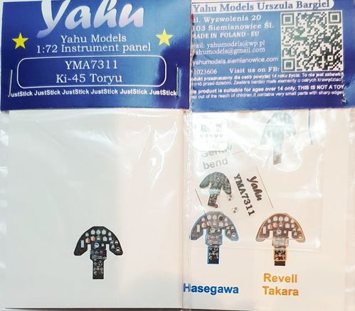 Yahu Models A7311 Ki-45 Toryu
