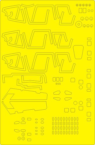 New Ware AM0280 Su-27 Flanker B ADVANCED kabuki masks for Hobbyboss