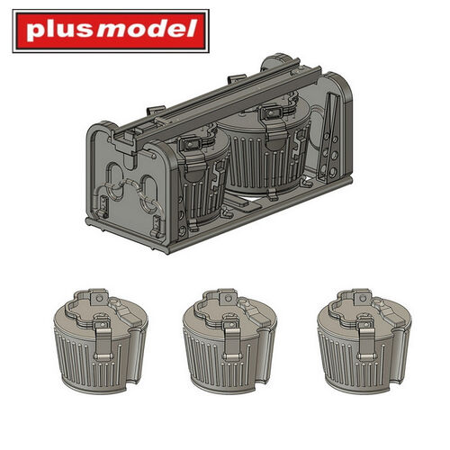 Plus Model DP3080 Ammunition Magazine for MG 34 (12 pcs / 3D-Printed)