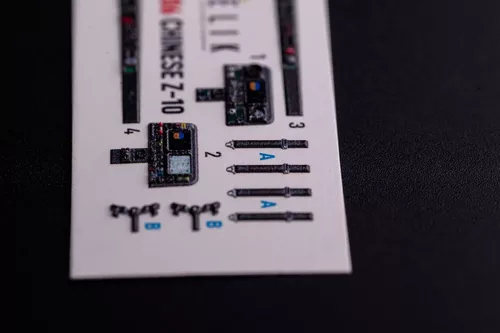 KELIK K72206 Chinese Changhe Z-10 - Interior 3D Decals (for Hobby Boss Kits)