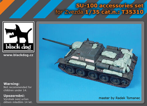 Black Dog T35310 Su-100 - Accessories Set (for Zvezda Kits)