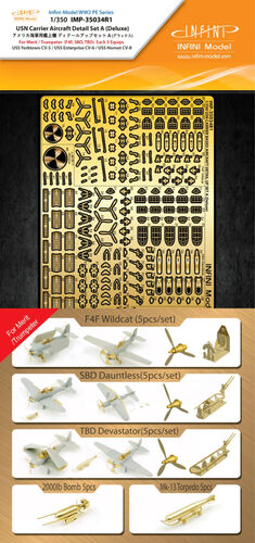 Infinimodel IMP35034R1 US Navy Carrier Aircraft Deluxe Set A (for Trumepter / Merit kits)