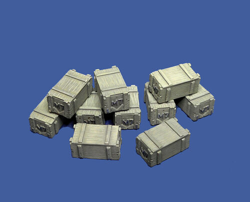 Firestorm Models 35255 BESA M.G. Ammo Boxes M7 (New Zealand Version) (10pcs)