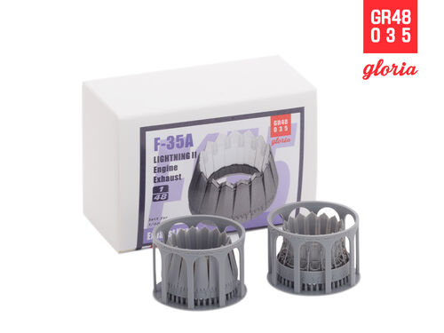 Gloria Model GR48035 Lockheed-Martin F-35 A Ligtning II - Exhaust Nozzle (for Tamiya kits)
