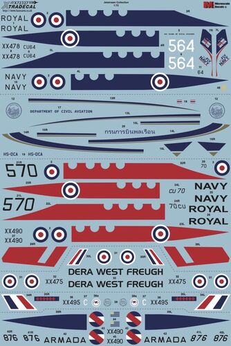 Xtradecal 72327 BAe Jetstream Collection (6 schemes)
