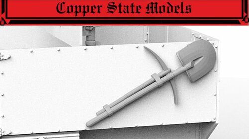 Copper State Models A35-027 Pick And Shovel