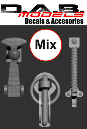 DAB Models 43-005 Bonnet locks Mix