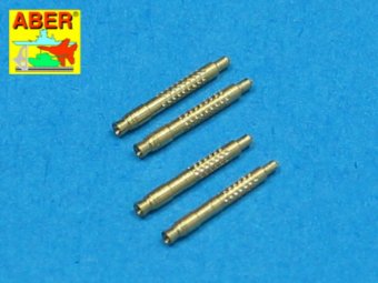 Aber A48011 Set of 4 German barrel tips for 13 mm MG 131 aircraft machine gun