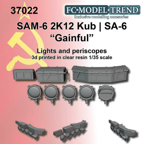 FC ModelTrend 37022 SAM-6 lights and periscopes