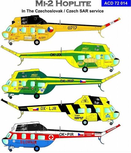 Armycast ACD72014 Mi-2 Hoplite In The Czechoslovak/Czech SAR Service