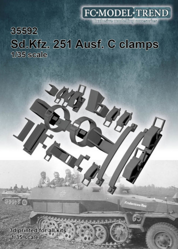 FC ModelTrend 35592 Sd.Kfz. 251 Ausf. C clamps