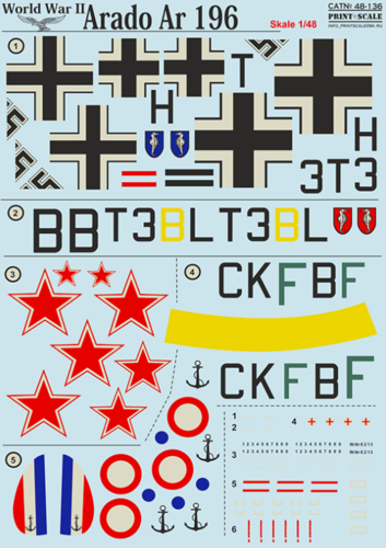 Print Scale 48-136 Arado Ar-196