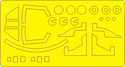 New Ware AM0484 Harrier FRS1, FA2 BASIC kabuki masks for Airfix