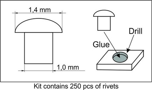 Plus Model 464 Rivets 1,4