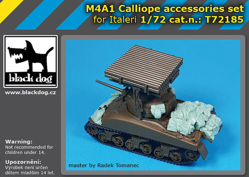 Black Dog T72185 M4A1 Calliope - Accessories Set (for Italeri Kits)