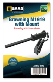 AMMO of Mig Jimenez 8147 Browning M1919 with Mount