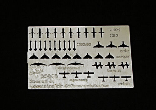 VModels 35088 Stencil of Ukrainian Air Defence Victories
