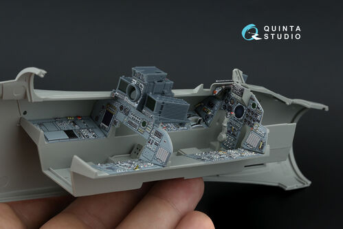 Quinta Studio QD+32230 PANAVIA Tornado IDS Italian Version - Interior 3D Decal with 3D-Printed Resin Parts (for Italeri kits)