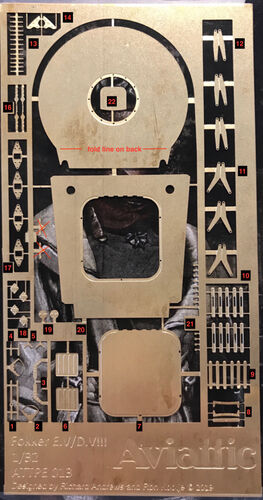 Aviattic ATTPE013 Fokker E.V/D.VIII - Photo-Etch Set (for Roden kits)