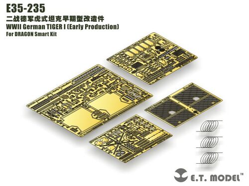 ET Model E35-235 German Heavy Tank Tiger I - Early Production (for Dragon Smart Kit)