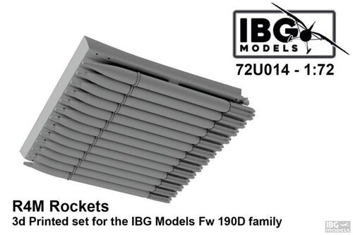 IBG 72U014 R4M Rockets - 3D Printed For IBG Fw 190D Family