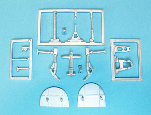 Scale Aircraft Conversions 72102 SNCASO SO.4050 Vautour - Landing Gear (designed to be used with Azur and Special Hobby kits)