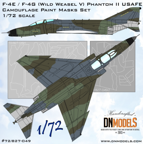 DN Models 72-827-049 F-4E, RF-4 Phantom II and F-4G Wild Weasel USAFE Camouflage