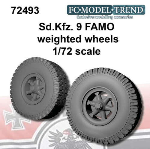 FC ModelTrend 72493 Sdkfz 9 Famo weighted wheels
