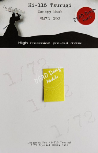 DEAD Design Models VM72093 Ki-115 Tsurugi