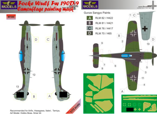 LF Models M7260 Focke Wulf Fw 190D-9