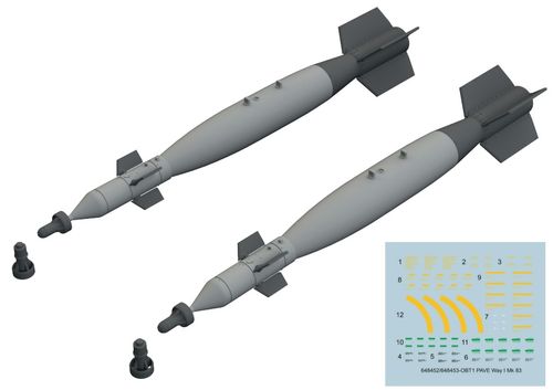 DISCONTINUED Eduard 648453 PAVE Way I Mk 83 Hi Speed LGB Non-Thermally Protected