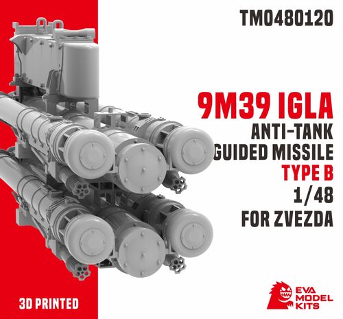 EVA Model Kits TM0480120 9M39 Igla Anti-tank Guided Missile (Type B)