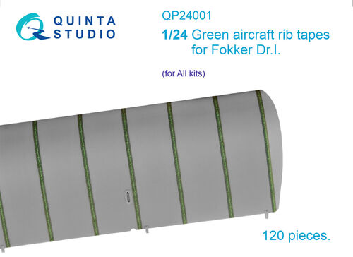 Quinta Studio QP24001 Green rib tapes for Fokker Dr.I (for all kits)