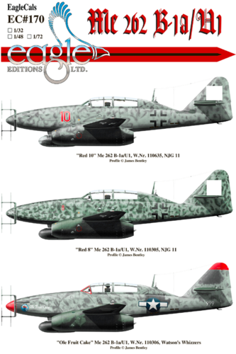 Eagle Editions D170-72 Me 262 B-1a/U1