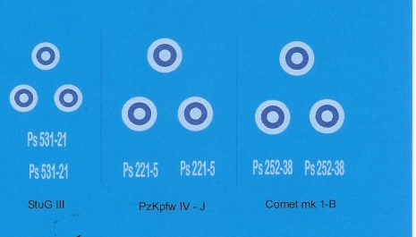 Black Lion Decals 35014 Finnish Army After 1945 - German and British Vehicles