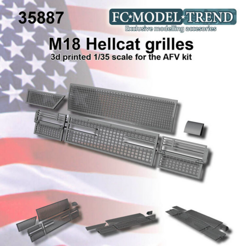 FC ModelTrend 35887 Hellcat SPG mesh grilles