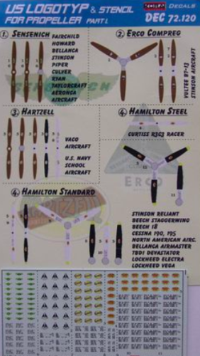 Kora Models Dec72120 US Logotyp propeller part I.