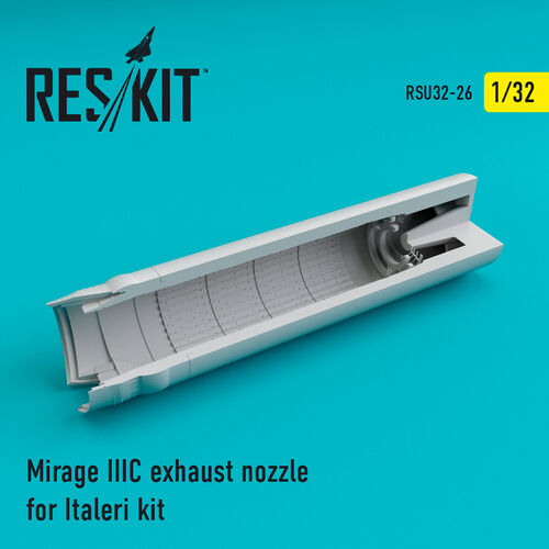 DISCONTINUED RES/KIT U32-0026 Mirage IIIC exhaust nozzle for Italeri Kit